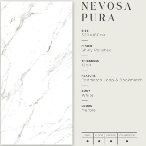 Jual GRANIT BIGSLAB MERK QUADRA UK 320X160CM TIPE NEVOSA PURA UNTUK ...