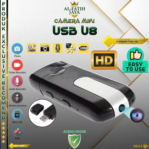 Jual SPY MINI USB DVR SPYCAM FLASHDISK U8 HD MOTION DETECTION CAM UNIK ORI - Camera Pulpen ...