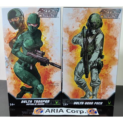 Jual 1/12 Valaverse Army Action Force Figure Female Delta Trooper with Delta Gear Pack Set ...