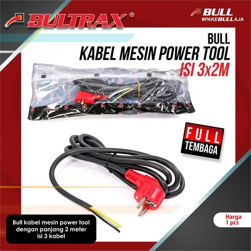 Jual Bull Kabel mesin power tool isi 3x2m full tembaga body besar ...
