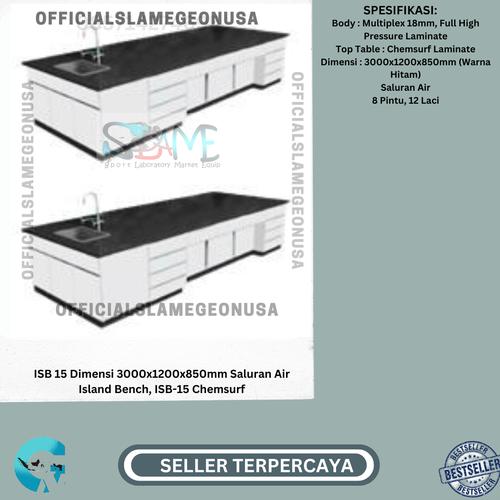 Jual meja untuk lab atau meja Island Bench, ISB-15 Chemsurf di lengkapi ...