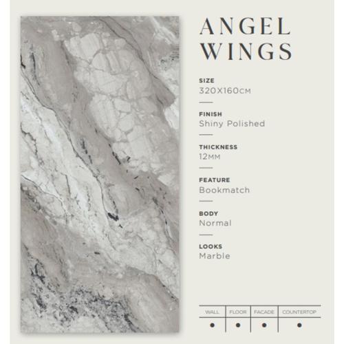 Jual GRANIT BIGSLAB MERK QUADRA UK 320X160CM TIPE ANGEL WINGS WARNA ABU ...