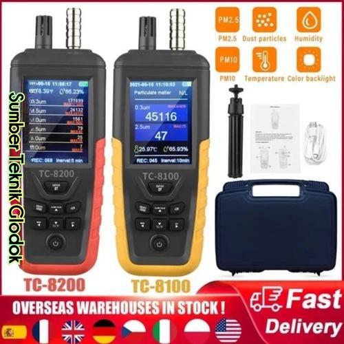 Jual Dust Particle Counter Data Logger PM2.5 PC TC8100 Air Partikel ...