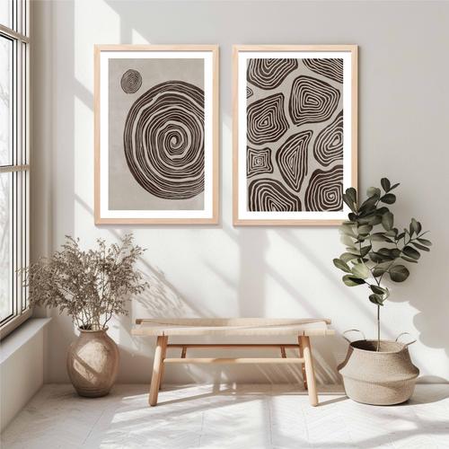 Jual Hiasan Dinding Abstrak Estetik Wall Art Print Abstract Aesthetic ...