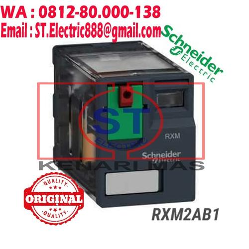Jual 1=1Relay Schneider RXM-AB / RXM2AB1=24VDC 12A / RXM2AB2=24VDC 12A / RXM3AB1=24VDC 10A ...