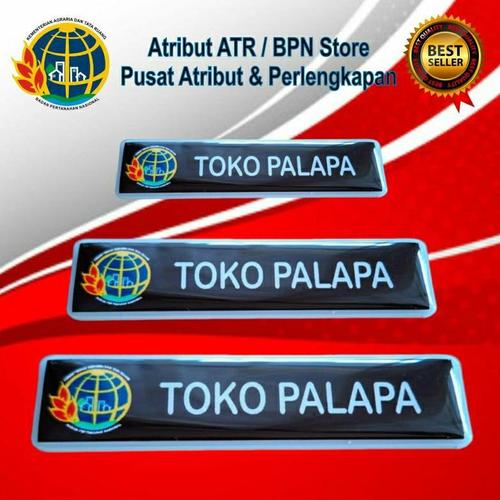 Jual ( :-: ) Special ( :-: ) Name Tag Acrilic Putih Logo Atr / Bpn ...