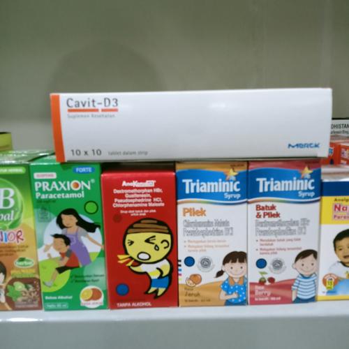 Jual CAVIT D3 BOX ISI 100 TABLET/STRIP ISI 10 TABLET - strip - Kota ...