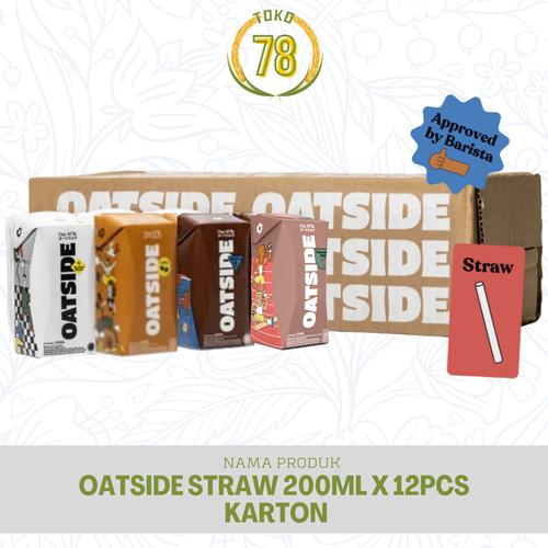 Promo OATSIDE MINI STRAW - KARTON Oat Milk 200 ML (With Straw/Sedotan ...