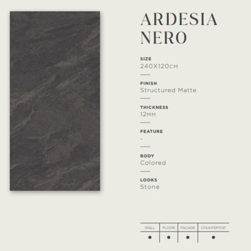 Jual GRANIT BIGSLAB MERK QUADRA UK 240x160CM TIPE ARDESIA NERO WARNA ...