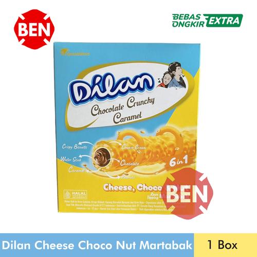 Jual Dilan CHEESE CHOCO NUT RASA TOPPING MARTABAK 1 Box Keju Coklat ...