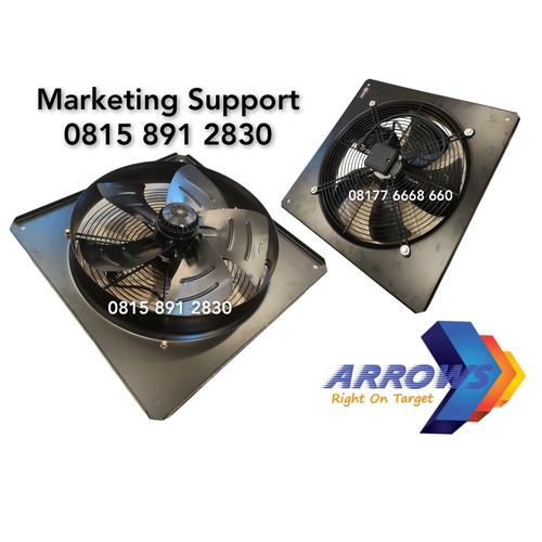 Jual Axial Fan Wall Mounted Axial Fan Square Frame Wall Mount Axial Fan ...