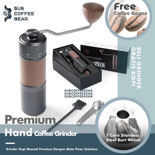 Jual Manual Hand Coffee Grinder 40mm Stainless Steel Burr For Espresso ...