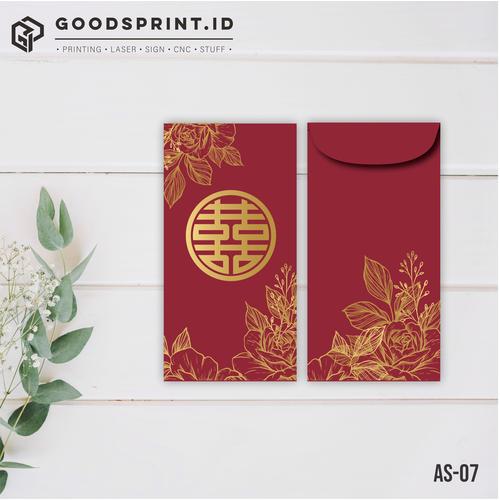 Jual Angpao Sangjit Custom Amplop Merah Angpau Shuang Xi Premium Angpao ...