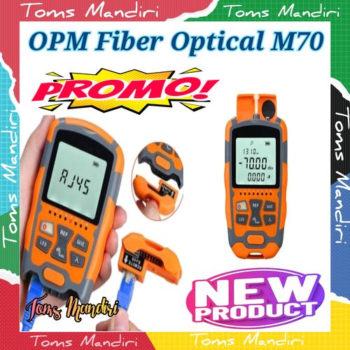Jual Optical Power Meter 4 in 1 M70 / OPM Fiber Optical Cable Tester ...