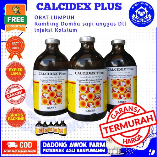 Jual CALCIDEX PLUS 100 ml Obat lumpuh (Broyongen) Sapi Kambing DOMBA ...