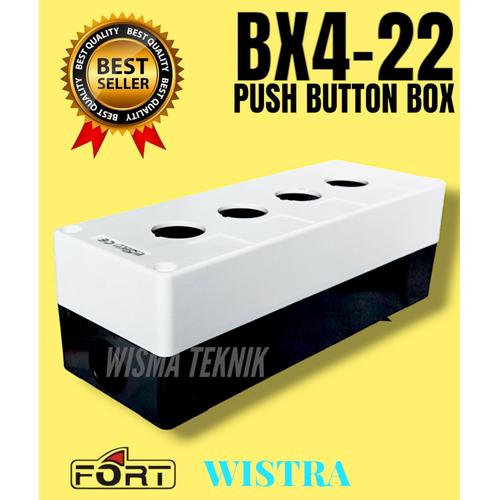 Jual BOX PUSH BUTTON 4 LUBANG FORT BX4-22 PUTIH - Jakarta Timur - Wisma ...