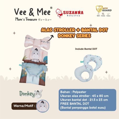 Jual Vee & Mee Alas Stroller + Bantal Dot Donkey Series - Kota Surabaya ...