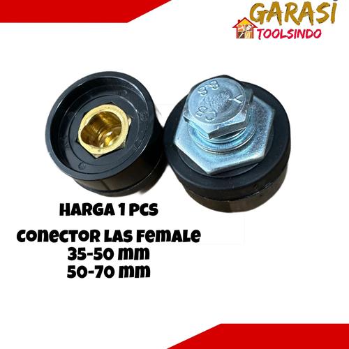 Jual Konektor las female besar 35 - 50 mm 50 - 70 mm sambungan colokan ...