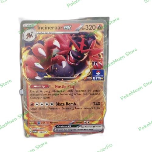 Jual Incineroar EX Promo GYM - Pokemon TCG Indonesia - Kota Surabaya ...