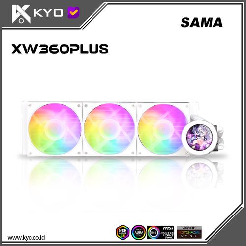Promo KYO SAMA XW360PLUS 2.8" inch ARGB AIO Liquid Cooling LCD DISPLAY ...