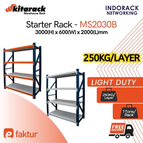 Jual KITARACK Light Duty Starter Rack Rak Gudang 3000 x 600 x 2000mm ...