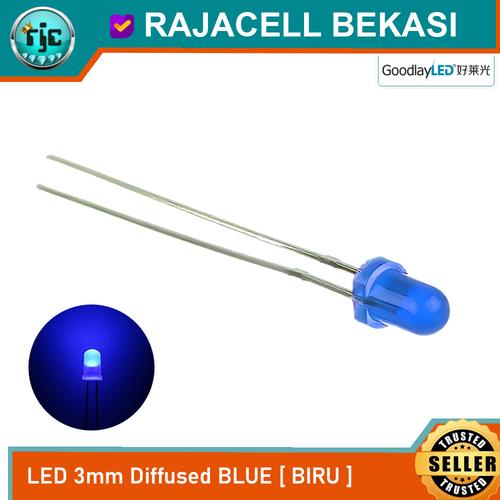 Jual LED 3mm Diffused Blue Biru lampu Led diode High Quality - Kota ...