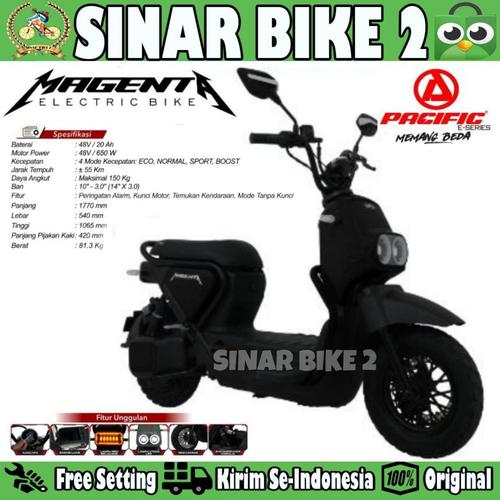 Jual Sepeda Listrik PACIFIC MAGENTA 650 Watt Electric E Bike - Raven ...