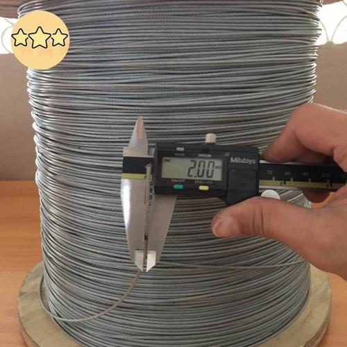 Jual 2MM 2 MM KAWAT SELING SLING BAJA LAPIS PLASTIK PVC WIRE ROPE GALVANIS - Kab. Bekasi ...