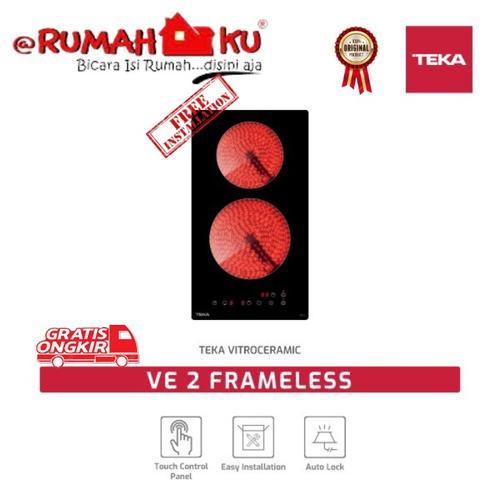Promo KOMPOR TANAM LISTRIK TEKA VE2 FRAMELESS VITROCERAMIC ELECTRIC HOB ...