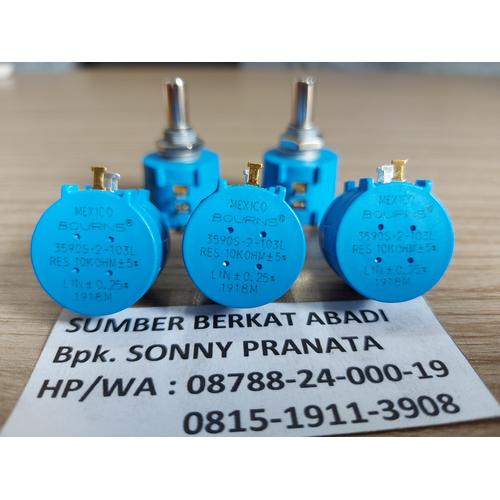 Jual POTENTIOMETER BOURNS 10 K OHM - GENUINE MEXICO - POTENSIOMETER ...