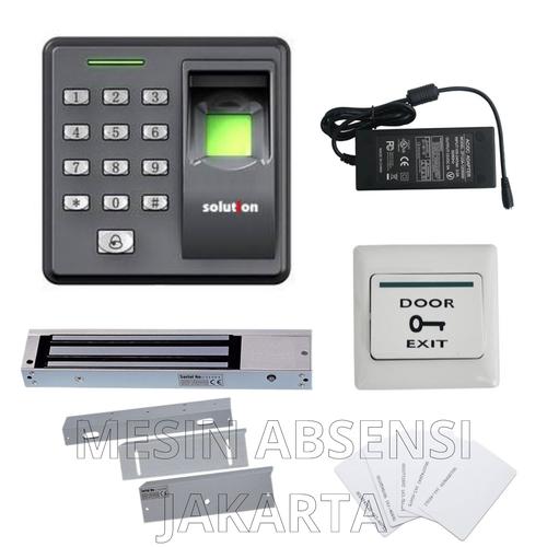 Jual Solution A101 Paket Access Door Fingerprint Access Control Kartu ...
