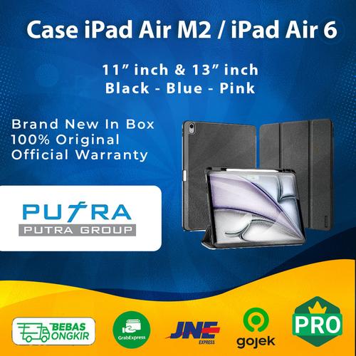 Jual Case iPad Air M2 11 Inch & 13 Inch iPad Air 6 6th Gen 2024 Dux Ducis Domo Series Smart ...