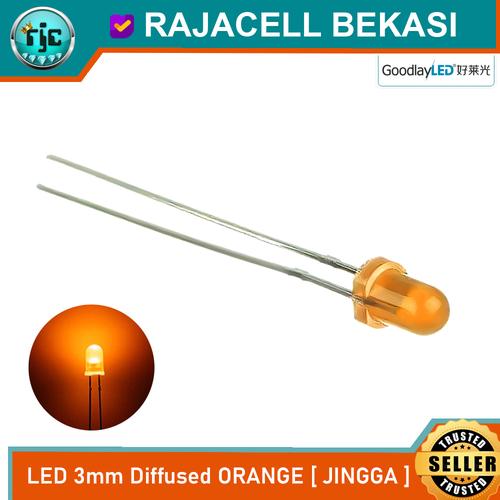 Jual LED 3mm Diffused Orange lampu Led diode High Quality - Kota Bekasi ...