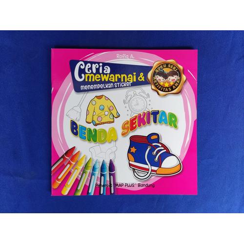Jual Ceria Mewarnai dan Menempelkan Sticker Benda Sekitar - Jakarta ...