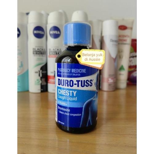 Jual DURO-TUSS CHESTY Cough Liquid (Obat Batuk) 200mL - Made in ...