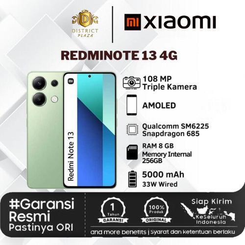 Jual Xiaomi Redmi Note 13 Ram 8/256Gb Bergaransi Resmi Black - Hitam ...