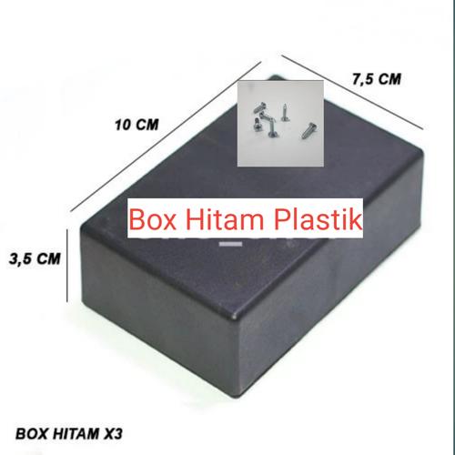 Jual Box Hitam X3/ Box Hitam Plastik X3 Plus Skrup - Tanpa Skrup ...