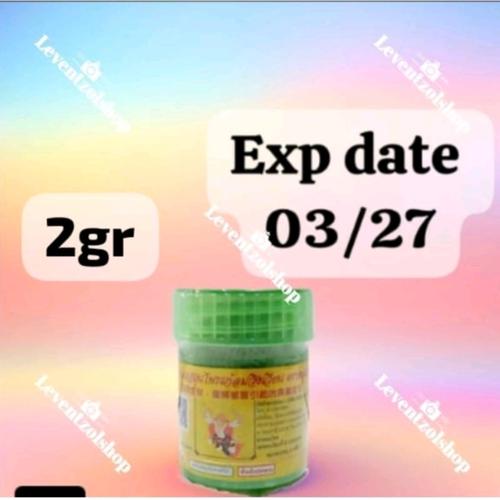 Jual Inno green herb hanuman inhaler Jar thailand 2gr// Original ...