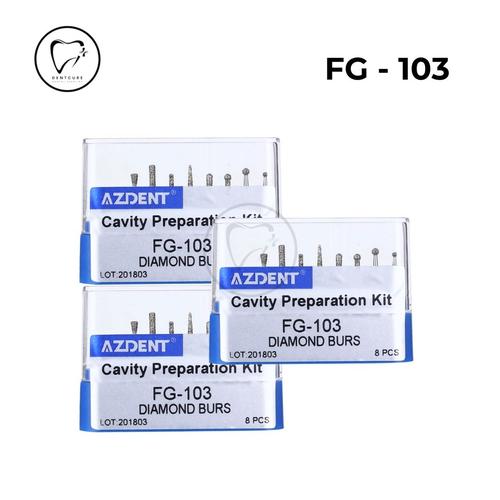 Jual Dental Diamond Bur / Bur Preperasi / Cavity Preparation Kit / Set ...