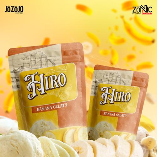 Jual Hiro V3 Banana Gelato 60ML by Jozojo Brew x Eliquid - Liquid Hiro ...