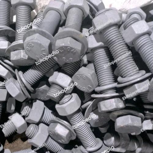 Jual Baut mur baja 8.8 HDG | M24 x 100 mm | hotdip galvanis - Jakarta Pusat - Ekfinjayamandiri ...