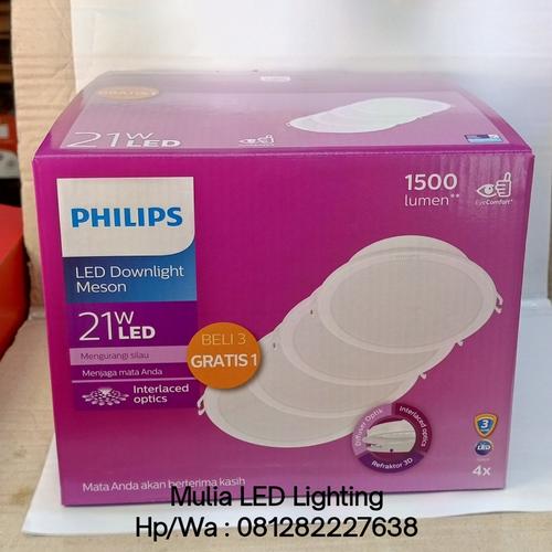 Jual Philips Meson ORI Downlight/DL Panel light Inbow Bulat 21 Watt ...