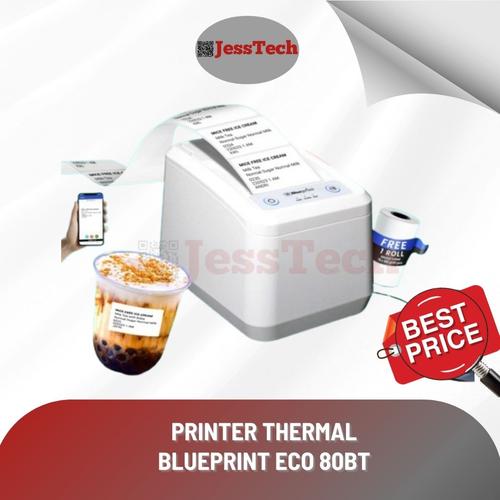 Jual Printer Label Thermal 80mm BLUEPRINT ECO80BT USB + Bluetooth ...