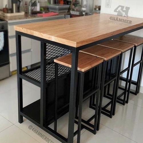 Jual Island Table/Meja Bar/meja dapur - meja + kursi - Kota Depok - fu ...
