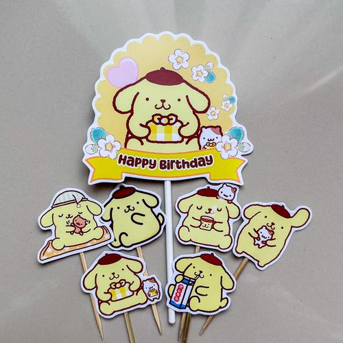 Jual TOPPER POMPOMPURIN / CAKE TOPPER POMPOMPURIN / TOPPER KUE ...