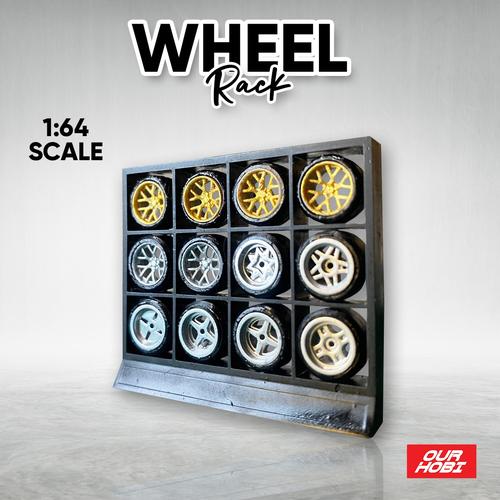 Jual Rak Ban Pajangan Ban Diorama Hotwheels Mini GT Tomica Inno64 - Rak ...