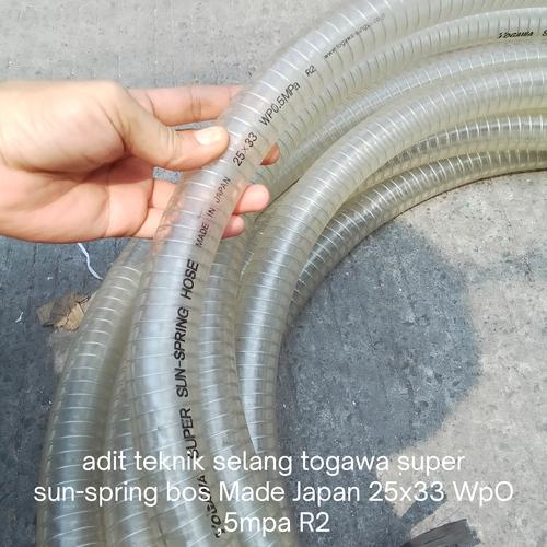 Jual jual selang togawa super sun-spring hose Japan 25x33 WpO 5mpa R2 ...