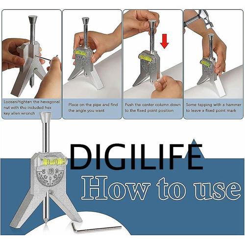 Jual Pipe Center Finder Pencari Titik Tengah Pipa Pengukur Marker ...