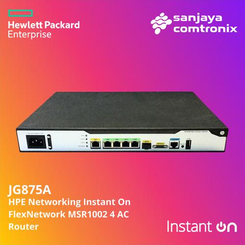 Jual HPE Networking Instant On FlexNetwork MSR1002 4 AC Router ( JG875A ...