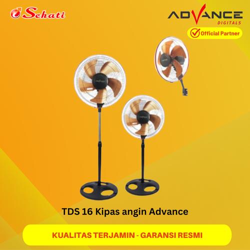 Jual Advance TDS 16 Kipas angin Advance Angin 2In1 Stand Wall Fan 16 ...
